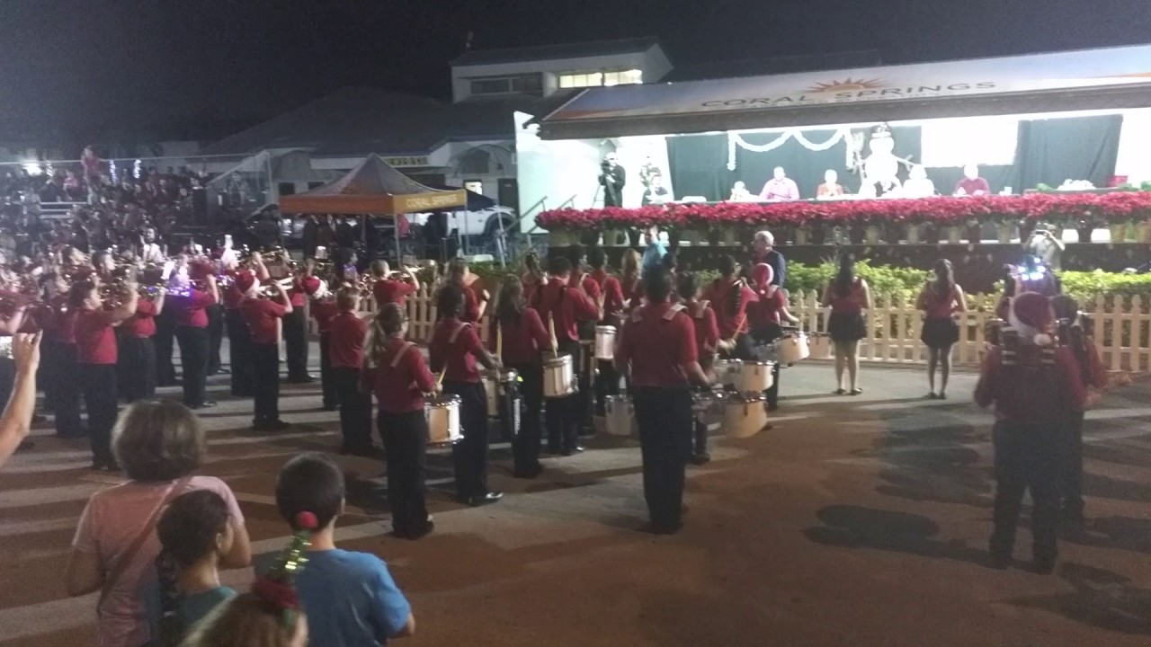 Ramblewood Middle School Marching Band - Coral Springs Holiday Parade ...