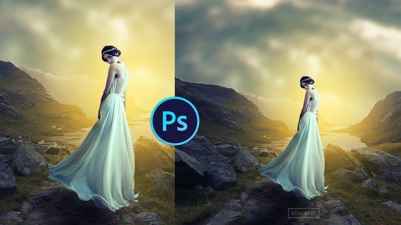 Fantasy Girl Photoshop Tutorial - YouTube