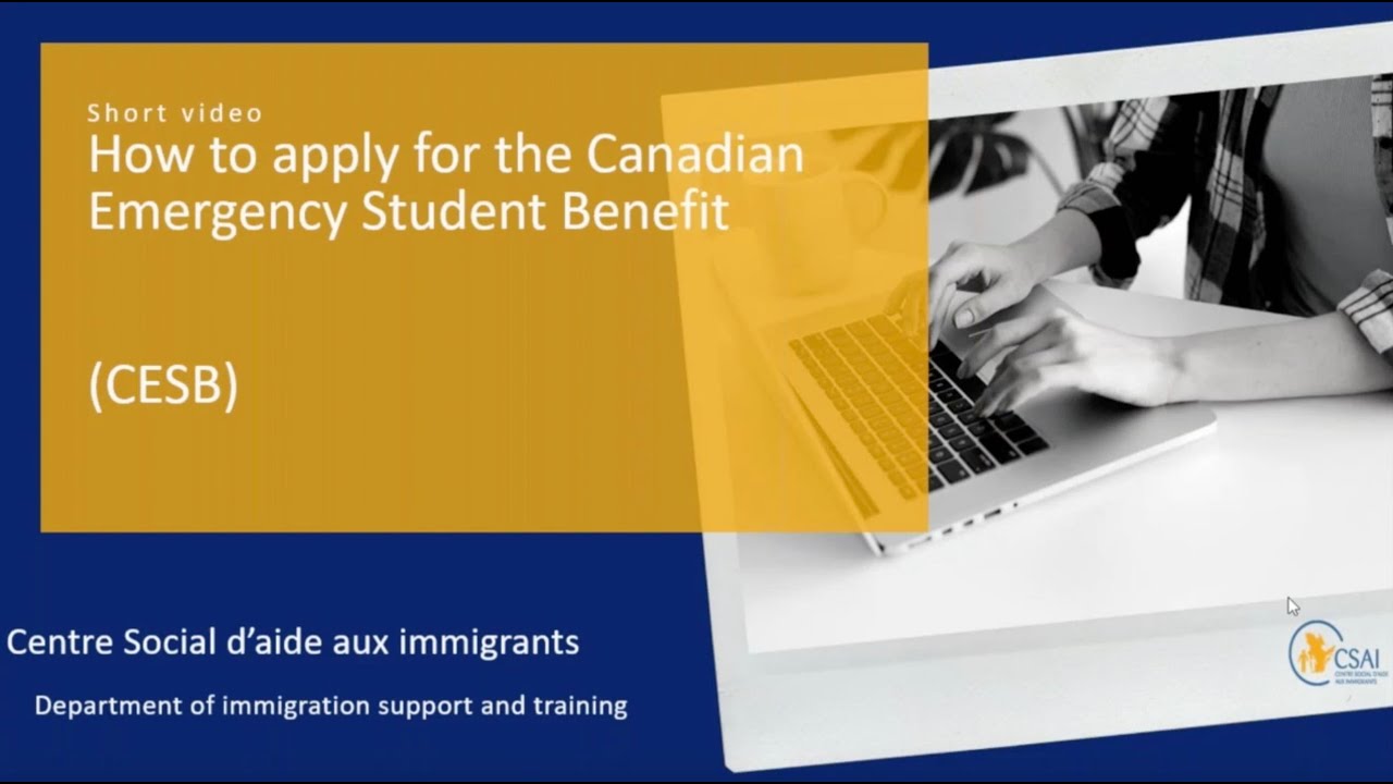 How to apply for the Canadian Emergency Student Benefit (CESB) - YouTube