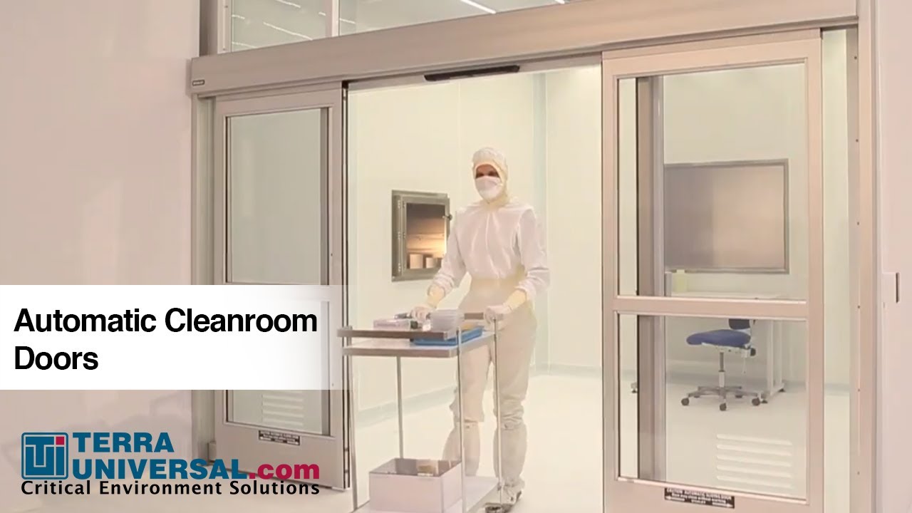 Automatic Cleanroom Doors - YouTube