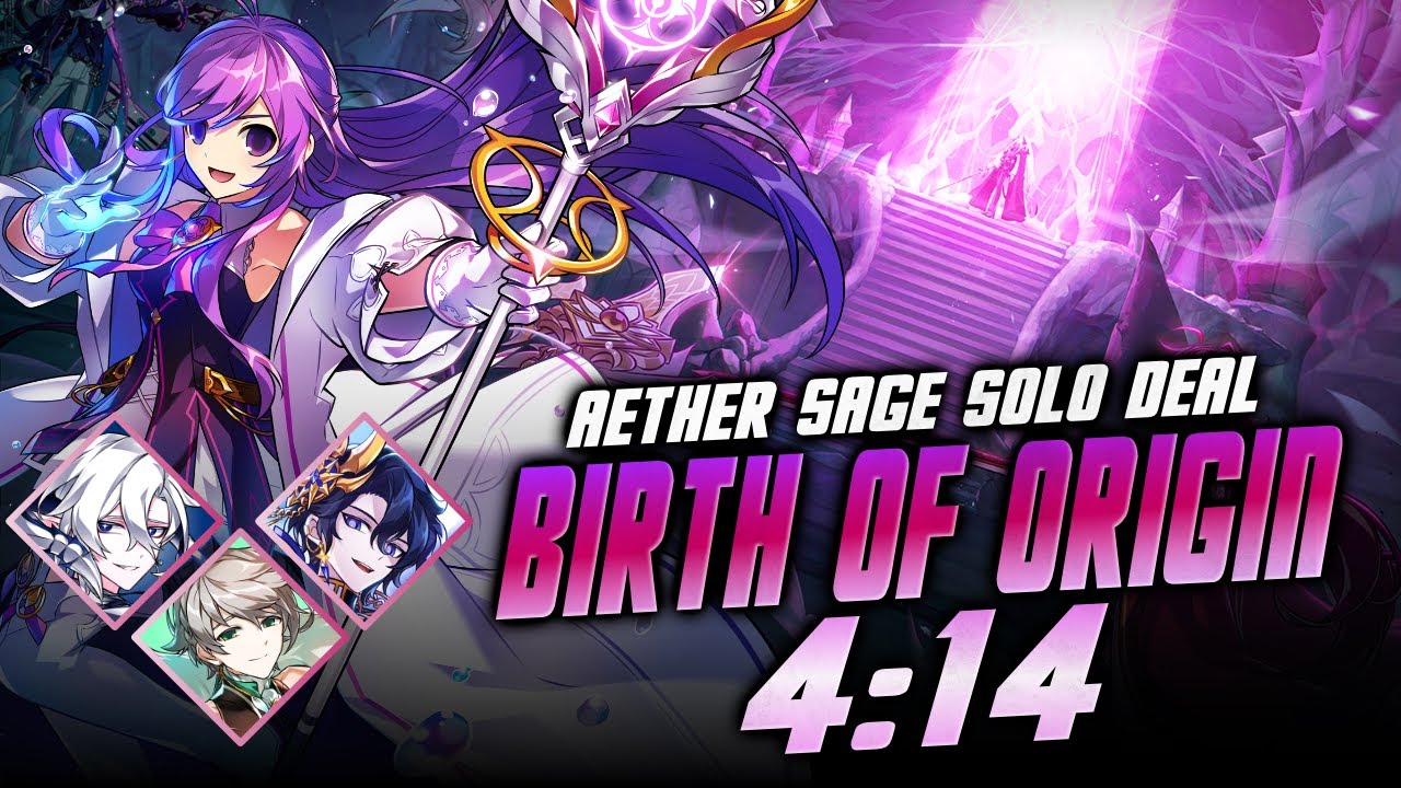 [Elsword EU] (After Balance) Aether Sage 18-4 Solo - YouTube