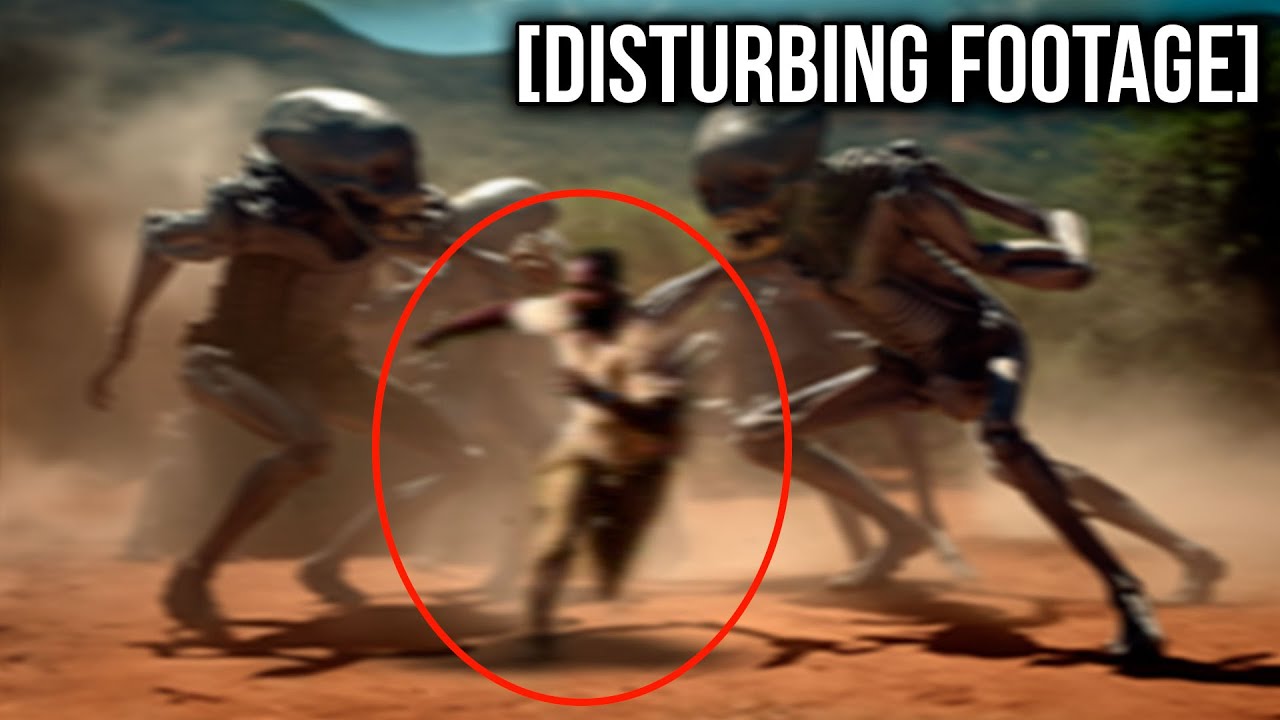 MAN CHASED BY UNKNOWN PREDATOR, REAL FOOTAGE! - YouTube