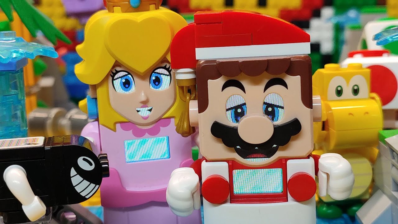 LEGO Mario Santa Power UP The Quest to save Princess Peach - YouTube