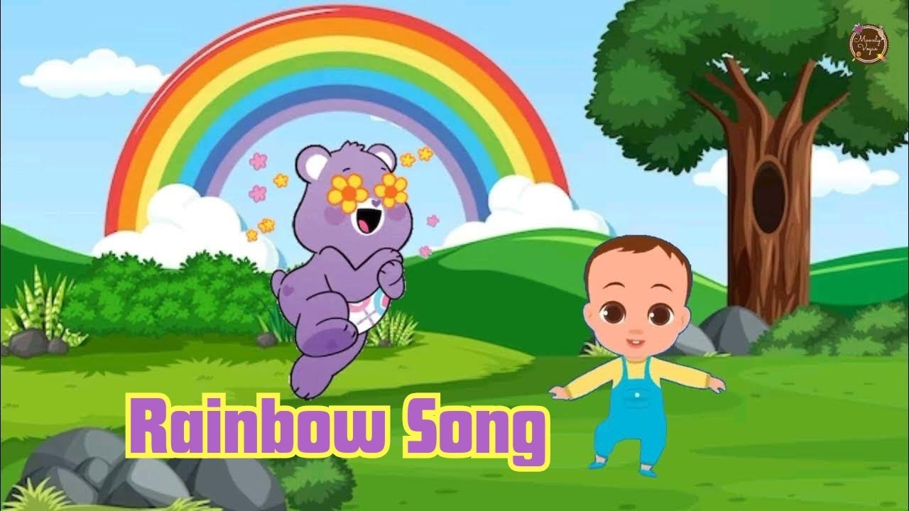 Rainbow Song | Learn colours of Rainbow | Red Orange Yellow Green Blue ...