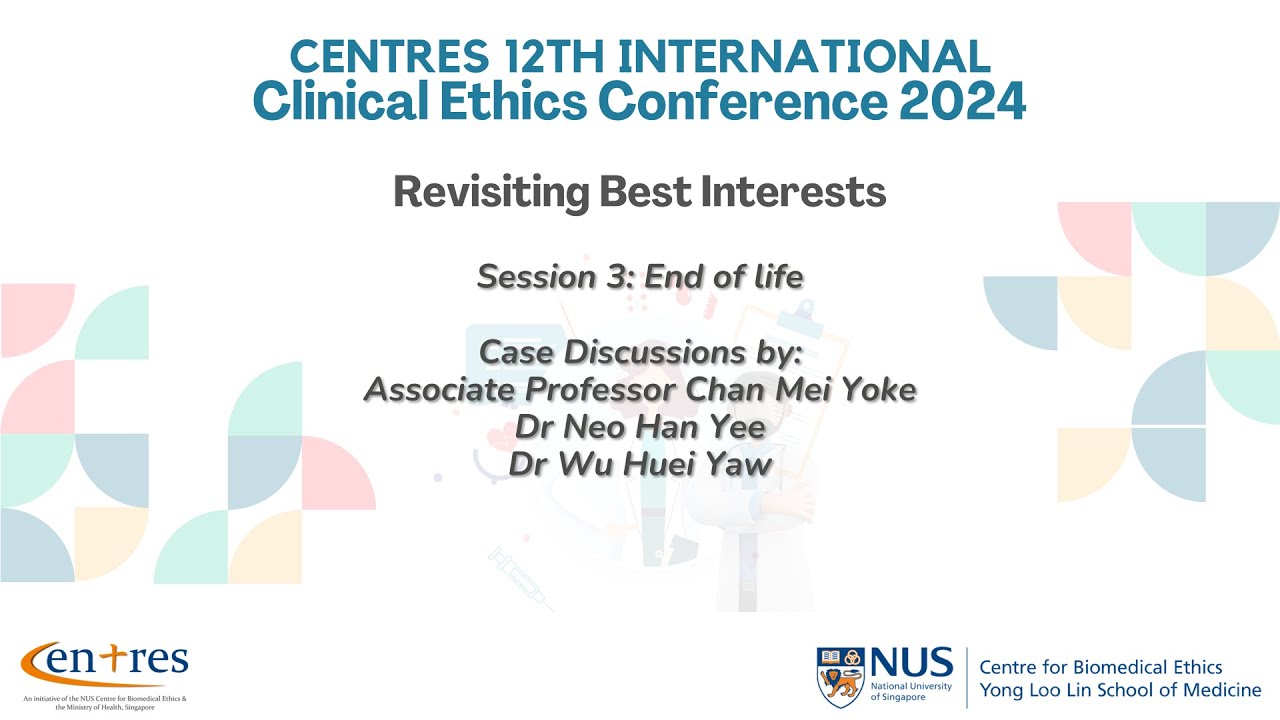 Session 3: End of life – Case Discussions | CE Conference 2024 - YouTube