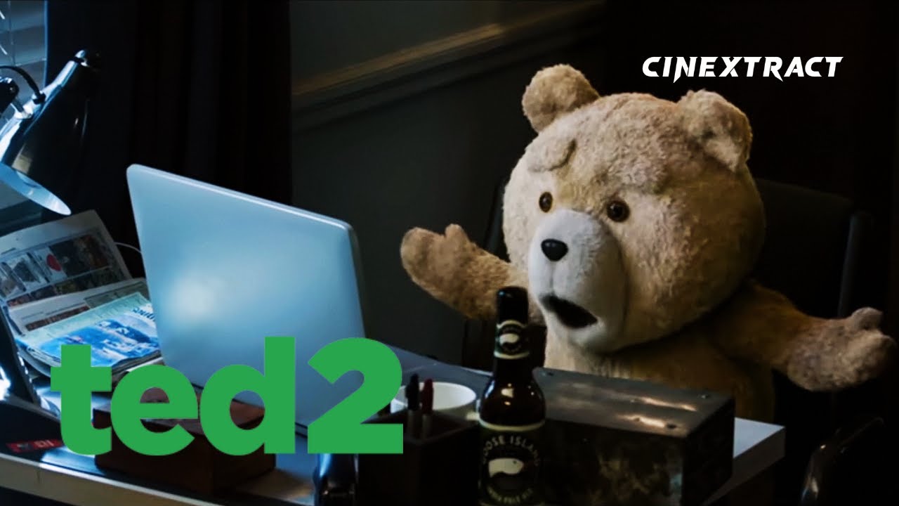 Ted descubre los oscuros secretos de la laptop de John | Ted 2 - YouTube