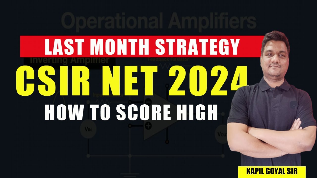 CSIR NET 2024 june | CSIR NET Last month Strategy | csir net last month preparation strategy ...