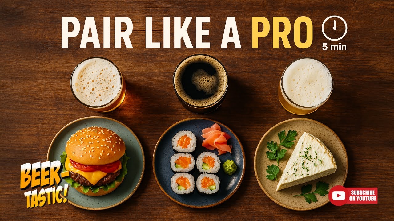 Beer and Food Pairing Guide | Best Beers for Every Meal - YouTube