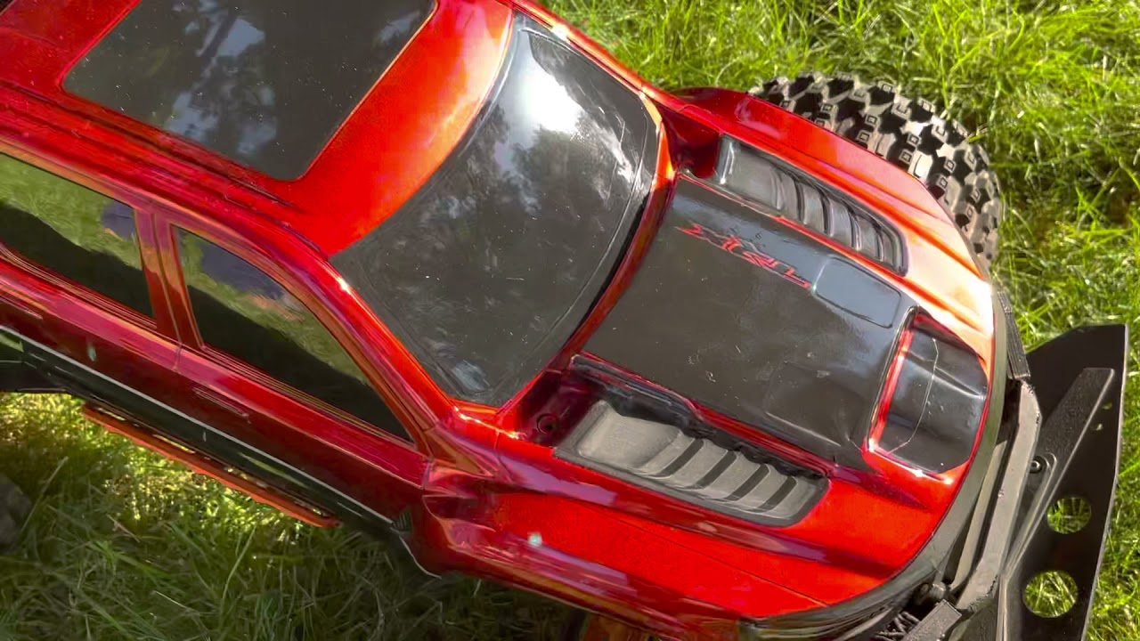 TRX Xmaxx Body by proline custom painted - YouTube