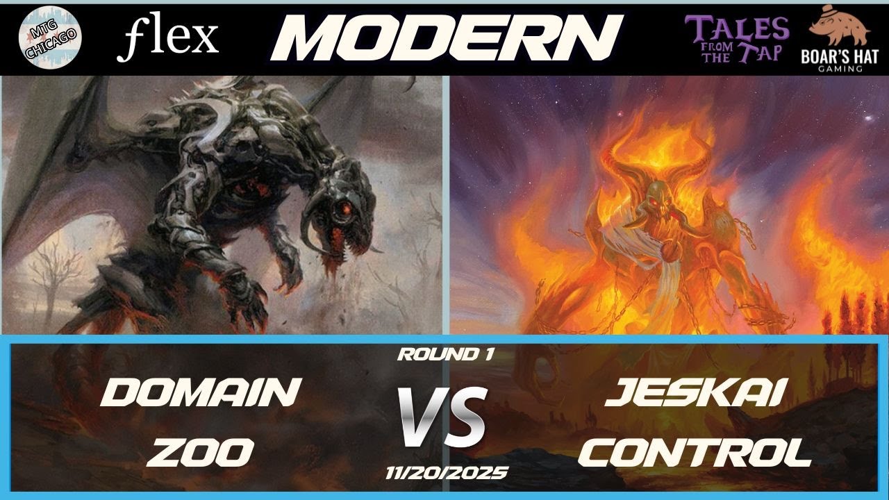 Domain Zoo VS Jeskai Control [MTG Modern Round 1] - YouTube
