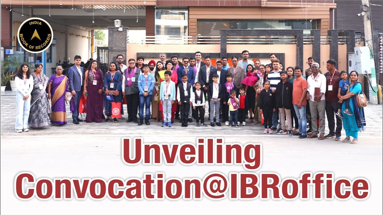 An Invitation to the Convocation@IBR Office - A Day of Grandeur for our ...