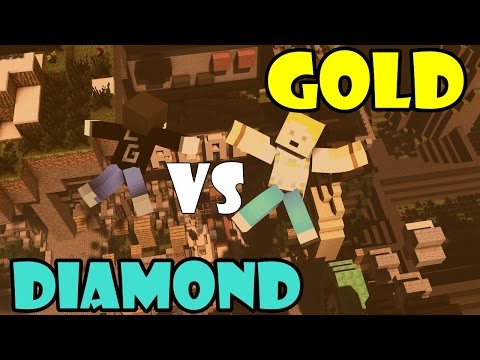 Minecraft: Gold vs Diamond Race V2 w/Sarp - Rekor Zamanda GG!
