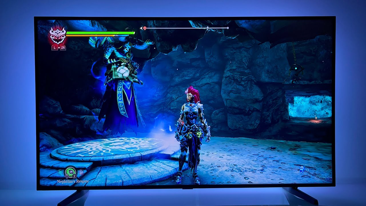 Darksiders 3 iii | Nintendo Switch OLED dock mode gameplay | 4K TV (p3 ...