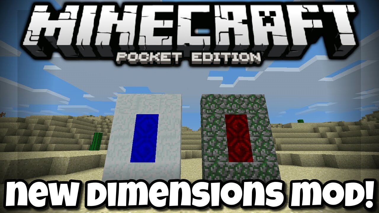 [0.12.3] Minecraft PE - MORE DIMENSIONS! - New Dimensions Mod Showcase ...