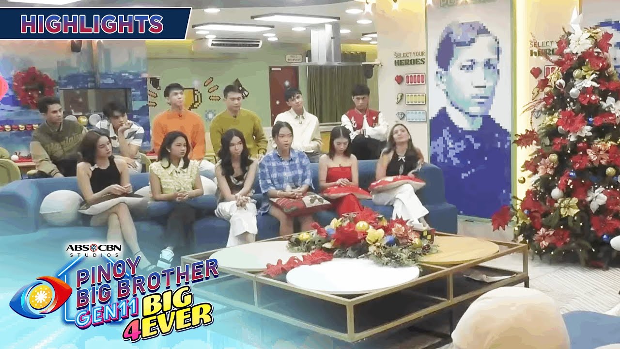 PBB Gen 11 Big 4Ever: Housemates play "Sino sa Big 4 ang pinaka ...