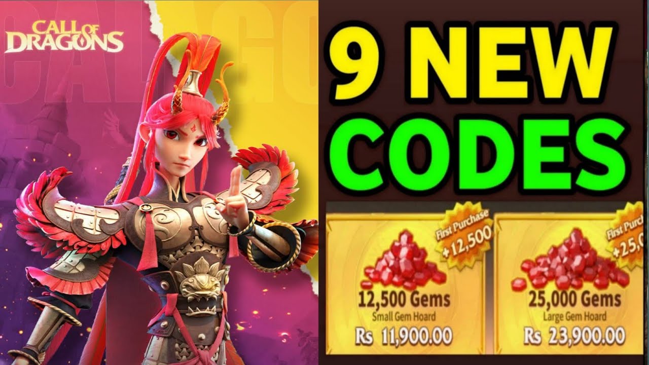 Call Of Dragon Codes