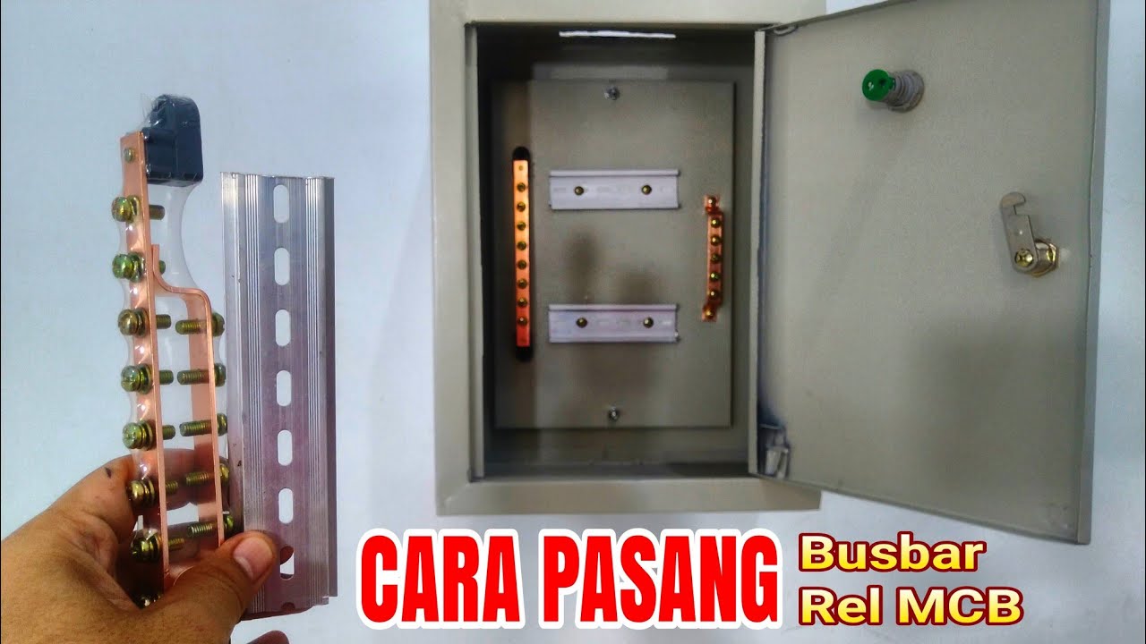 TIPS/CARA MEMASANG REL DAN BUSBAR PANEL LISTRIK - YouTube