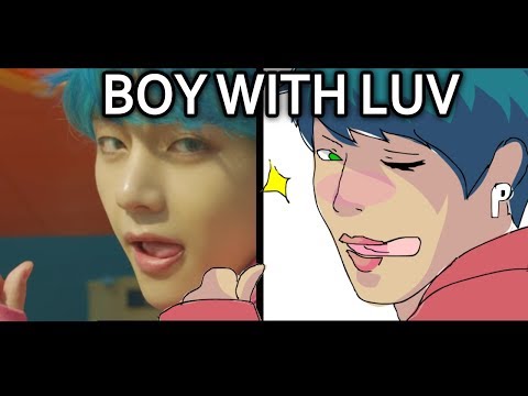 BTS (방탄소년단) '작은 것들을 위한 시 (Boy With Luv) feat. Halsey' ZERO BUDGET ANIME MV