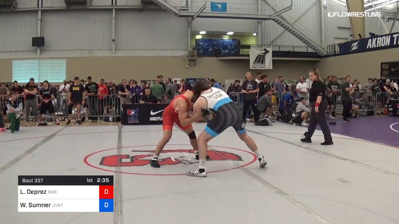 86 Kg Round Of 64 Lou Deprez Bearcat Wrestling Club Vs Will Sumner Utah ...