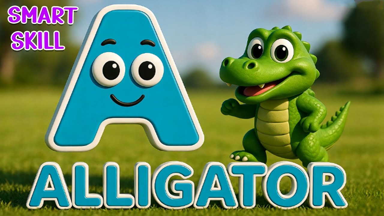 📌A to Z Alligator Song 🐊 | Animals ABC Phonics song | Song for kids ...