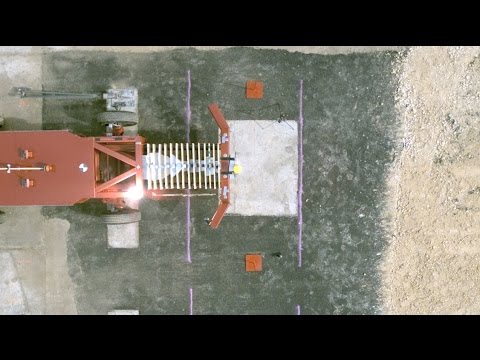 10 MPH ASTM Traffic Barrier Crash Test - YouTube