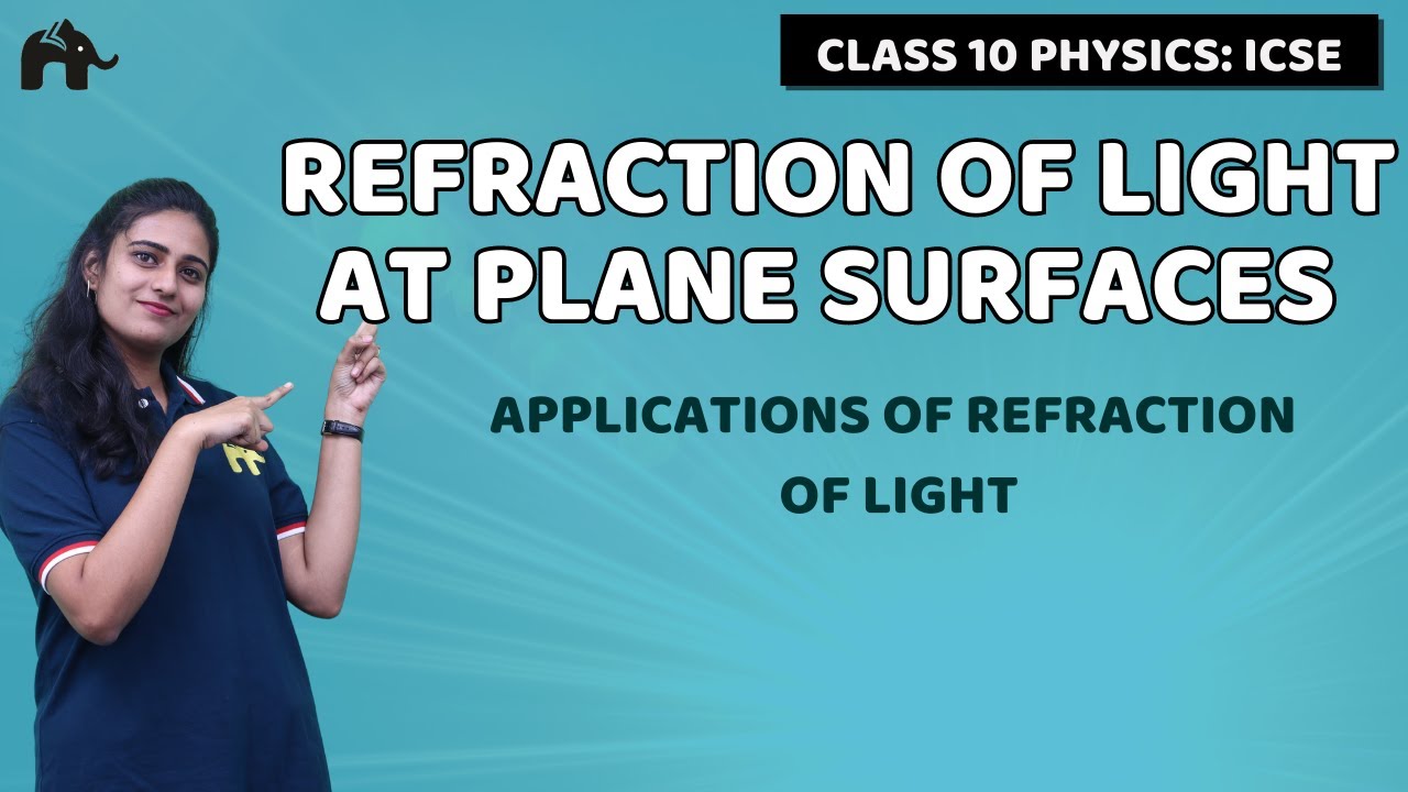 Refraction of Light at Plane Surfaces Class 10 ICSE Physics |Selina ...