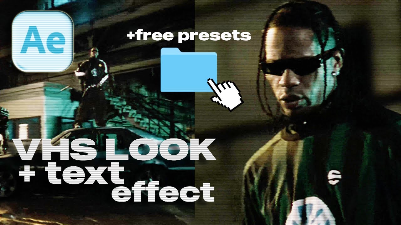 Complete VHS Look & Text Effect in After Effects (FREE PRESETS) - YouTube