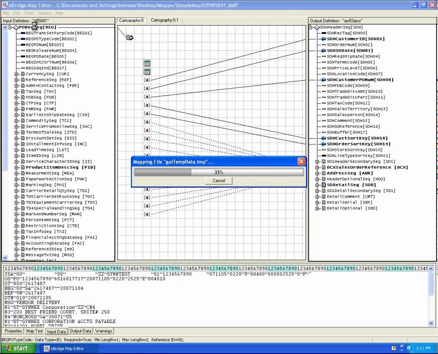 How to use an Graphical EDI Mapping Tool or Mapper - YouTube