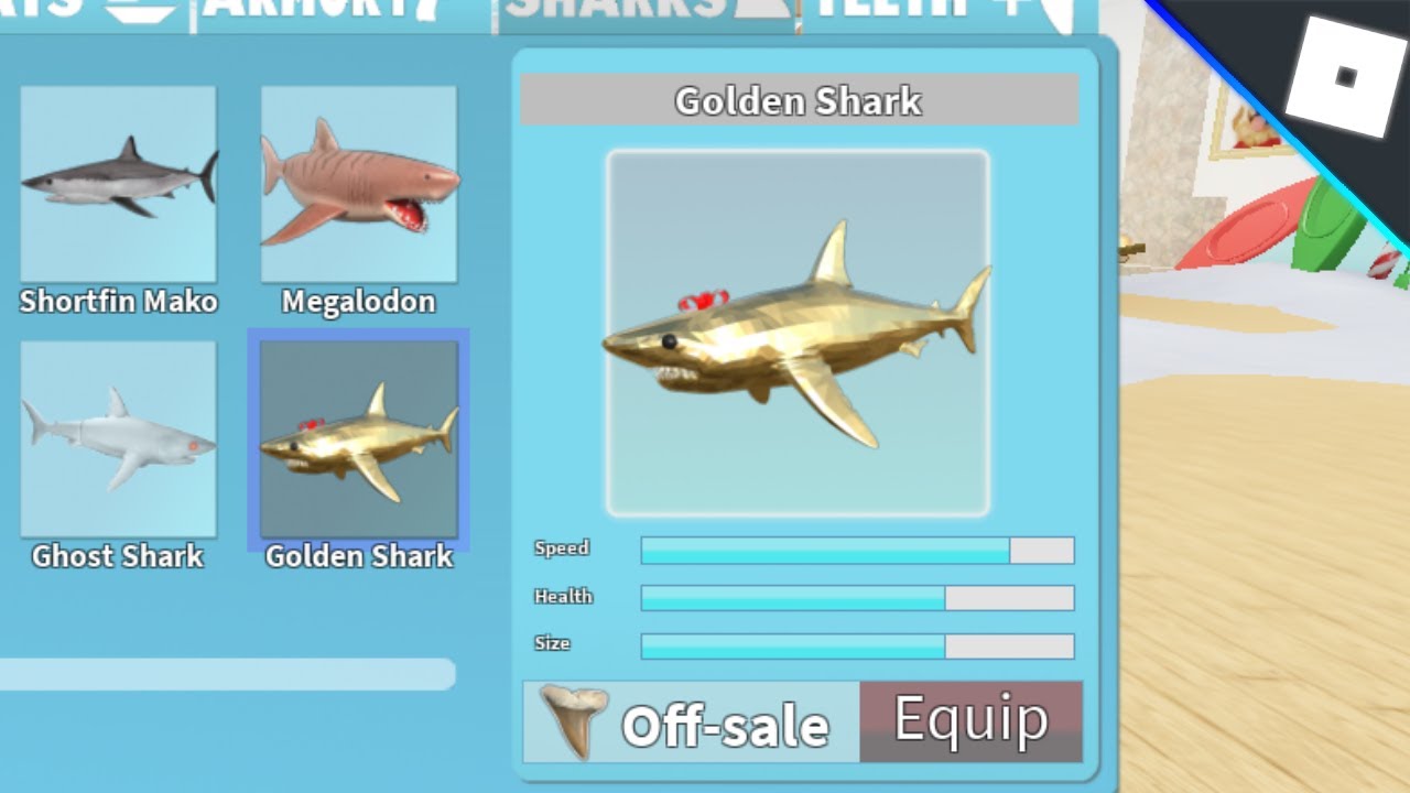 Getting the Golden Shark in Sharkbite - YouTube