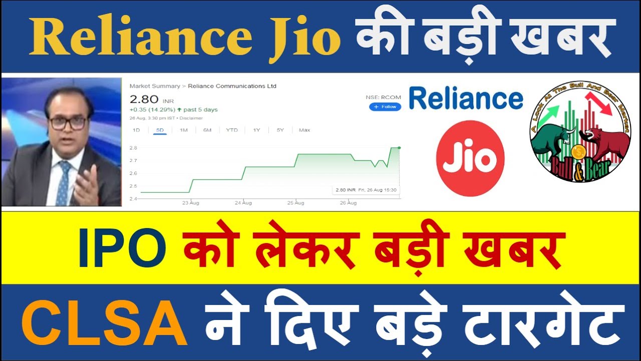 Reliance Jio share target | Reliance Jio share latest news | Reliance ...