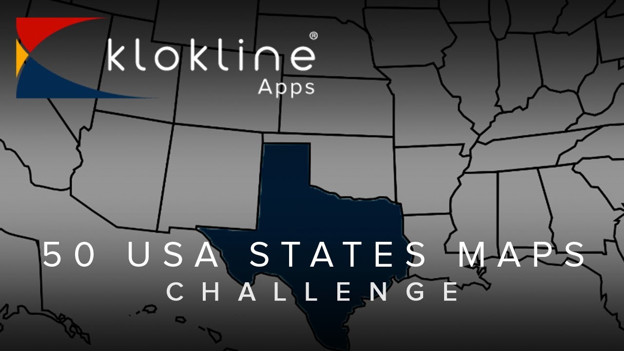 50 USA State Maps Challenge - YouTube