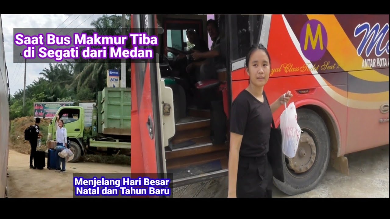 Wajah kelelahan perjalanan panjang Bus makmur dari Medan Menjelang Hari ...