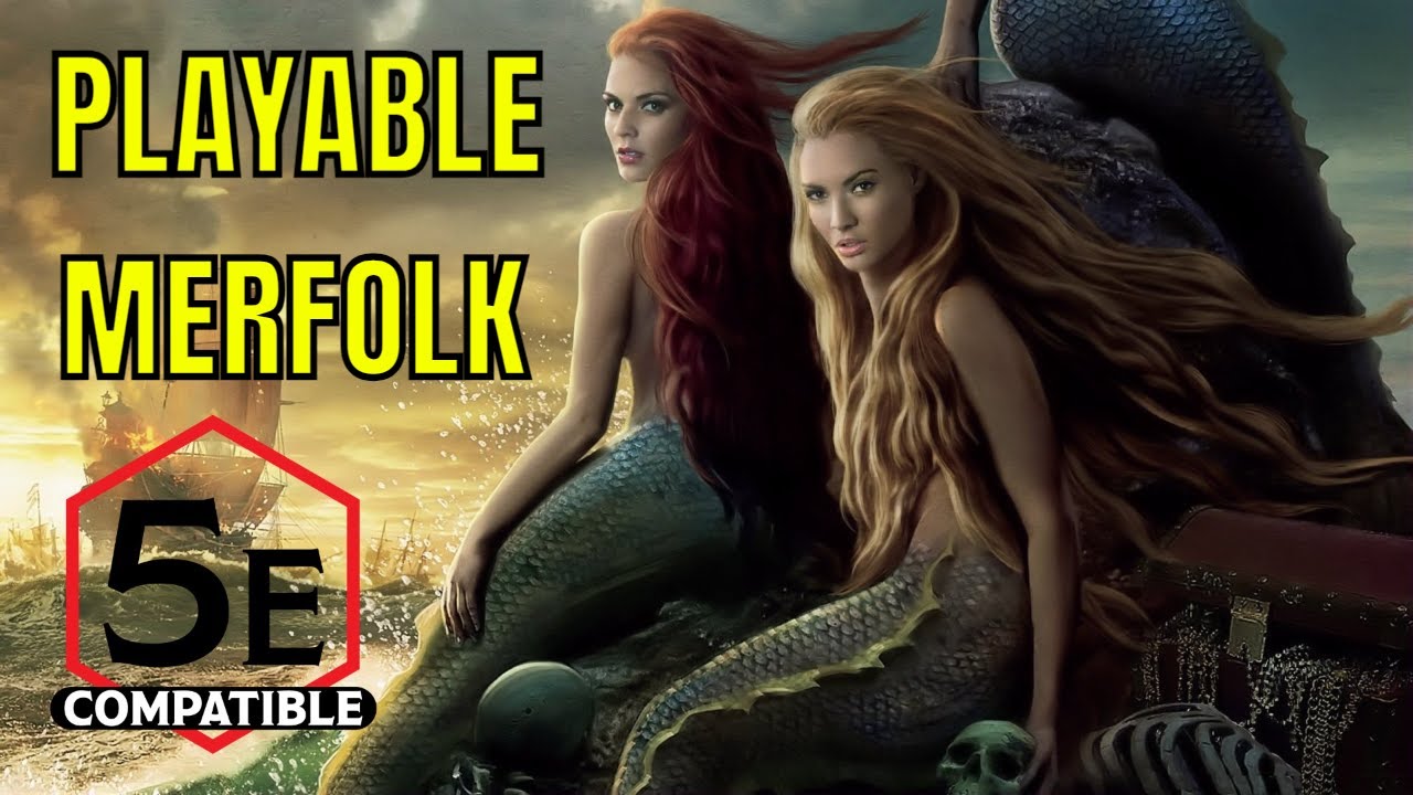 Playable MERFOLK RACE for Dungeons & Dragons 5E #4k - YouTube