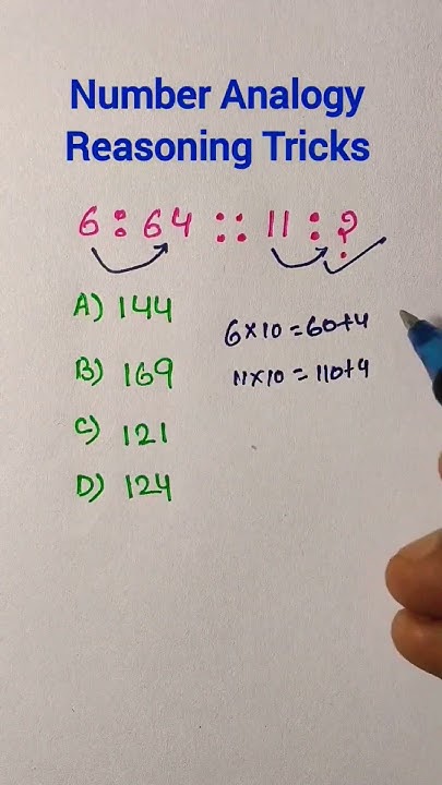 Number Analogy | Number Analogy Reasoning Tricks | Find the Missing Number | #shorts #ssc # ...