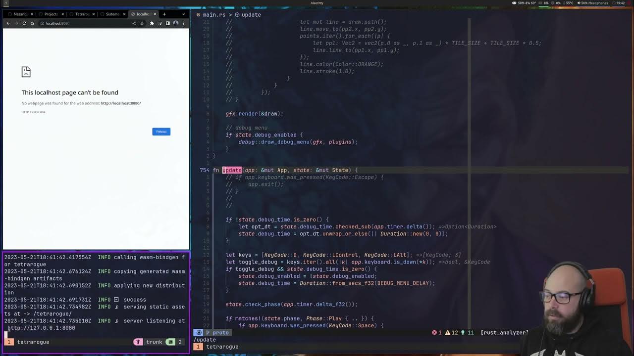 GAMEDEV 🎮 Rust y OpenGL - Sistema de Seeds y Debug Menu (Roguelike + Puzzle) - Ep:2 - YouTube