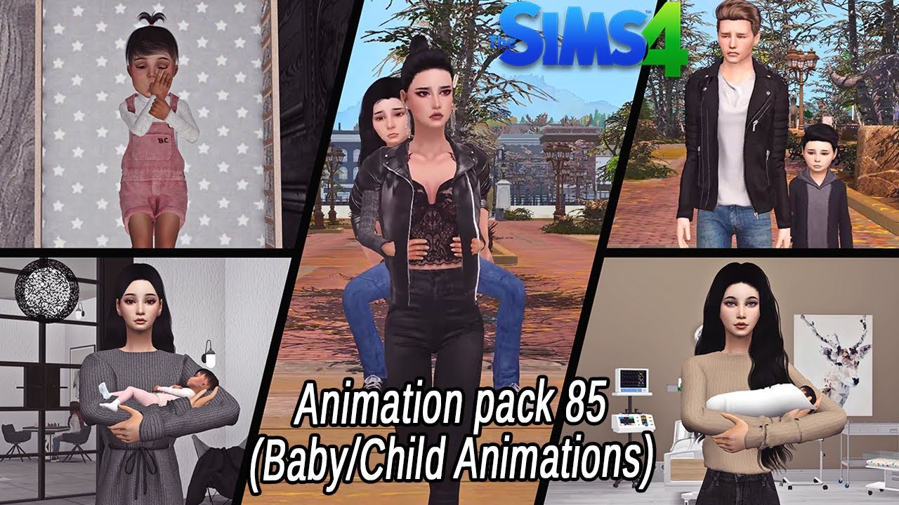 Sims 4 Animations | Animation Pack #85 | Baby/Child Animations | Early ...
