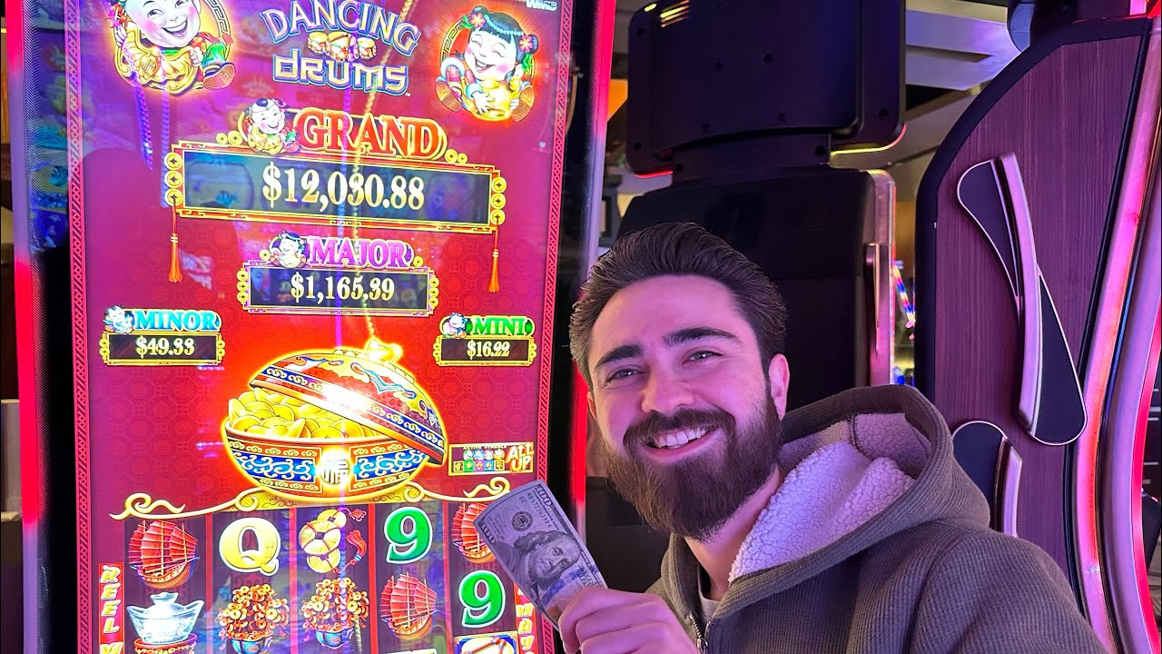 Someone Left a FULL POT for ME on this Dancing Drums Slot Machine and ...