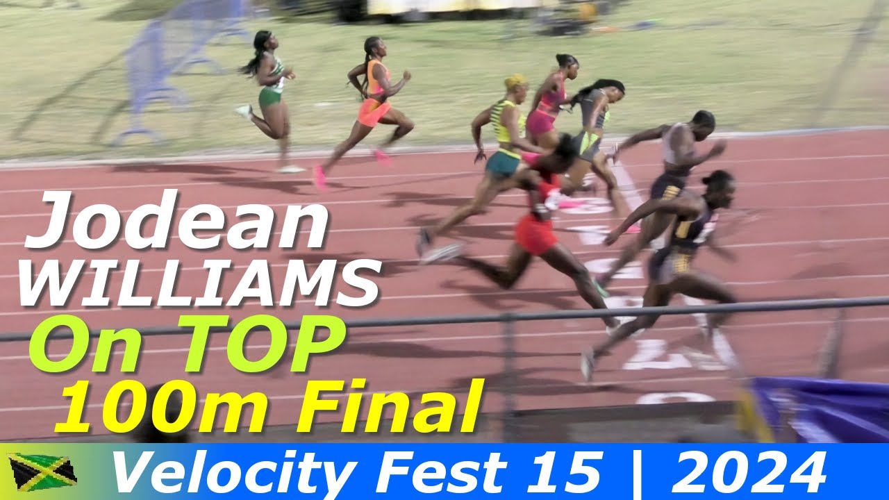 Jodean WILLIAMS Supreme | Remona BURCHELL | Krystal SLOLEY | Women 100m ...
