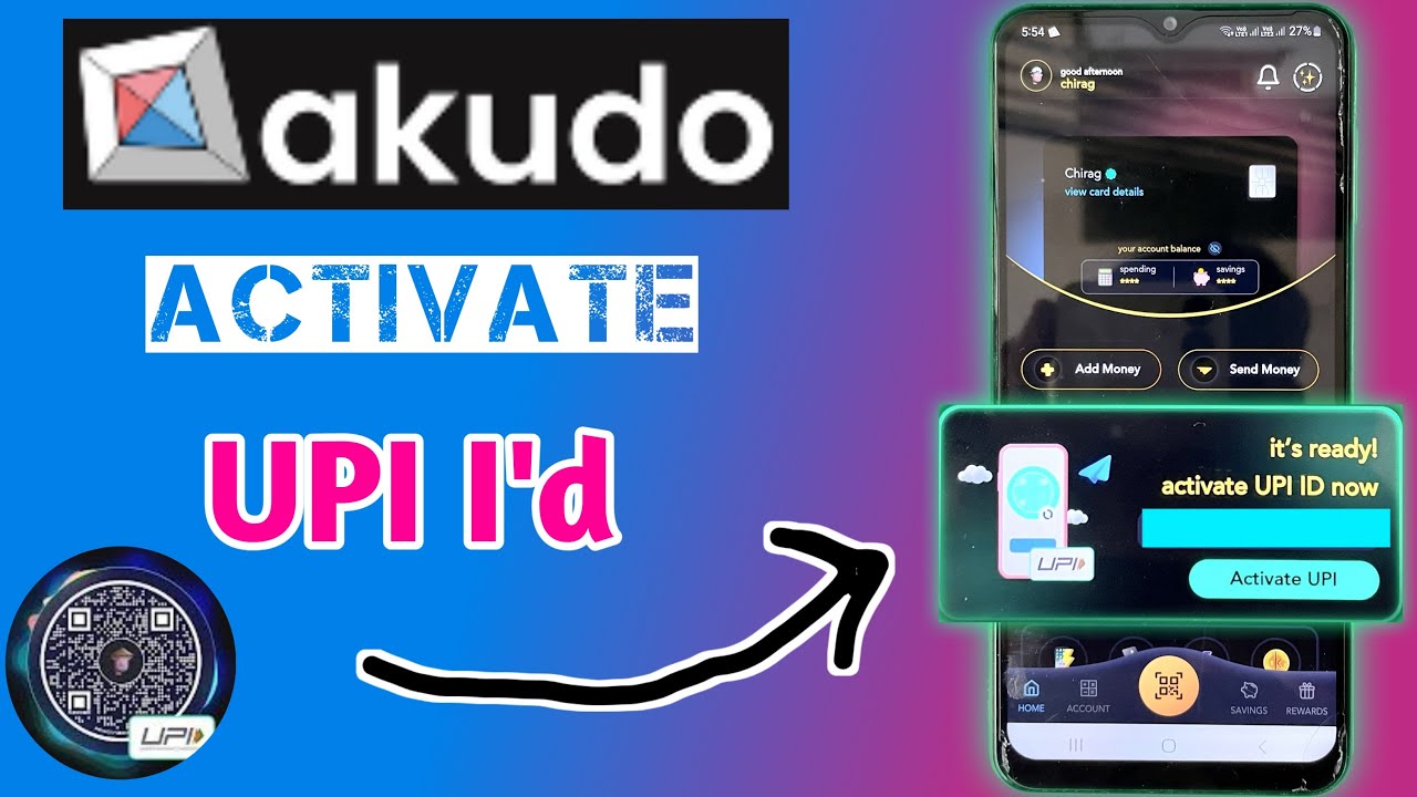 How To Activate Akudo App upi • Akudo Upi Setup !! - YouTube