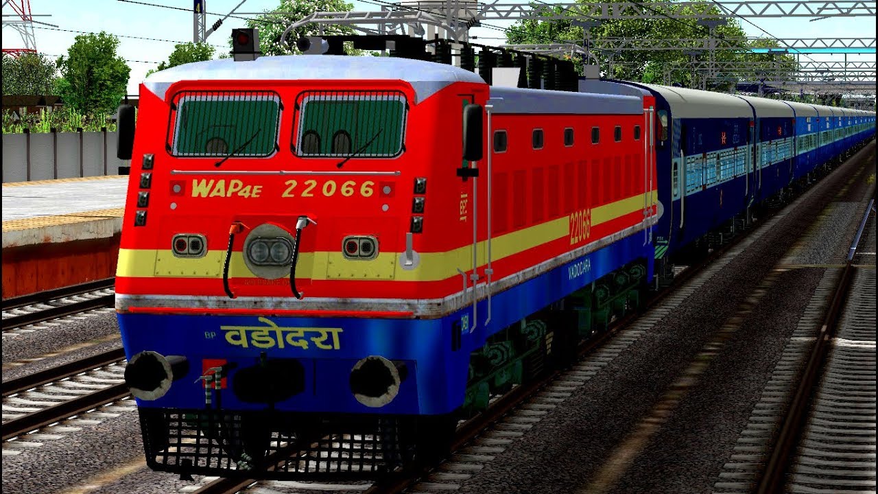 Full journey of wap4 with icf train With vadodara banker || indian ...