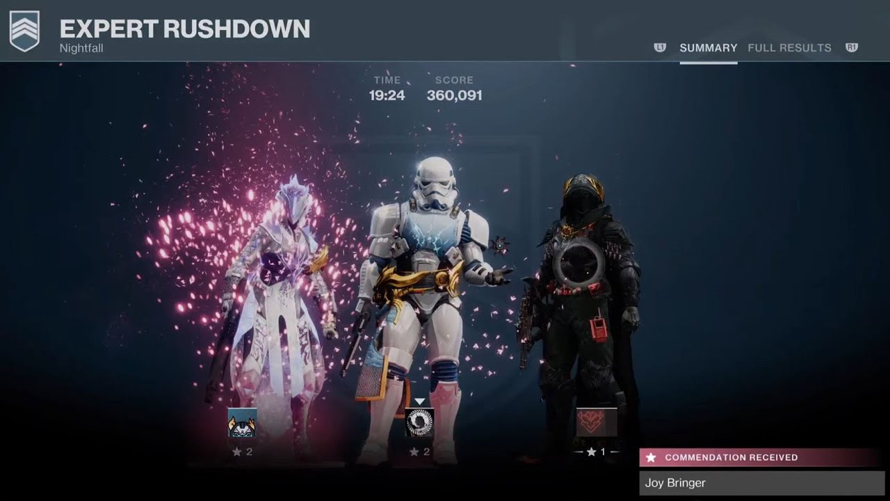 Destiny 2 | Guardian Games Mode: Expert Rushdown | Flawless Run #2 ...