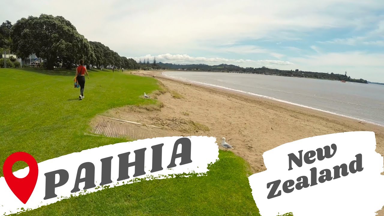 Exploring Downtown and beach of Paihia, New Zealand - YouTube