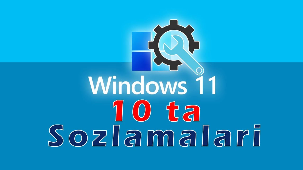 Windows 11 da 10 ta kerakli sozlamalar | @enter_max - YouTube