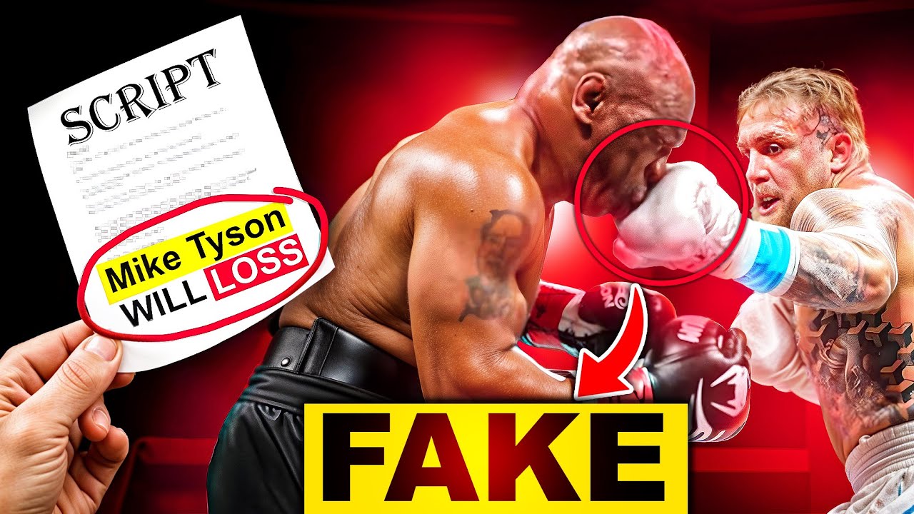 "Was Mike Tyson VS Jake Paul RIGGED😲| Mike Tyson got exposed Infront of ...