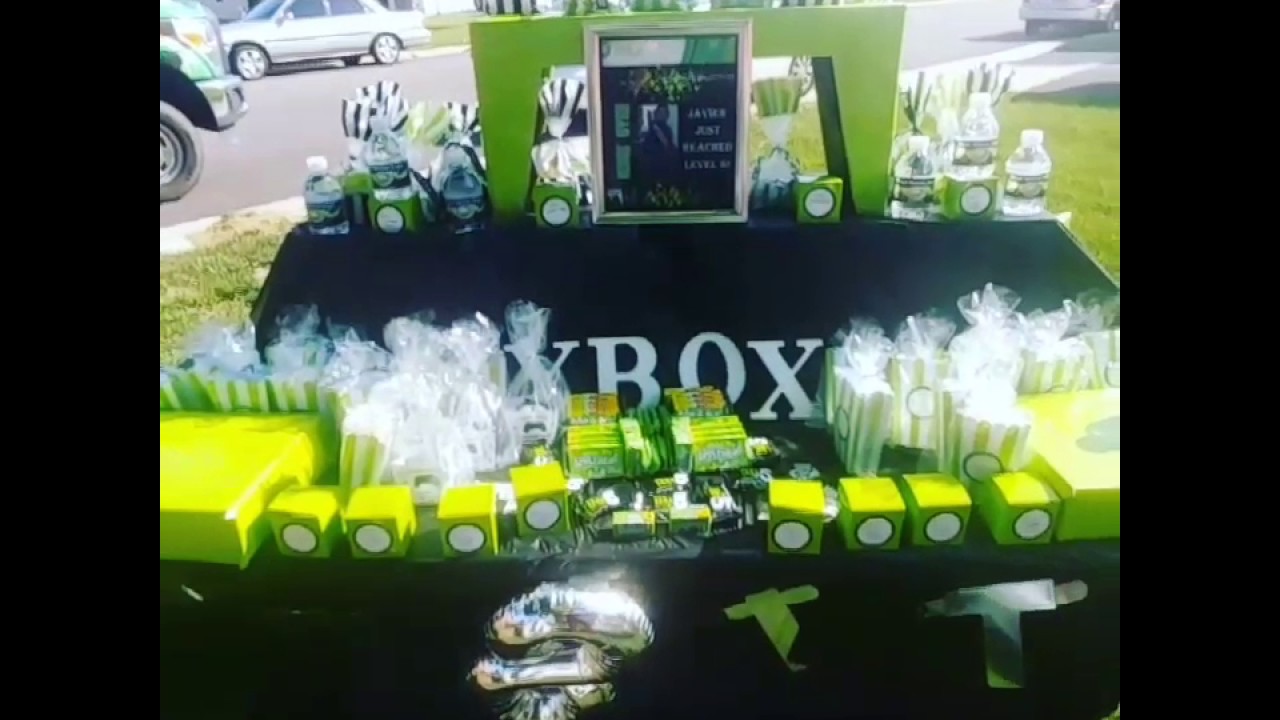 Xbox DIY Party Ideas - YouTube
