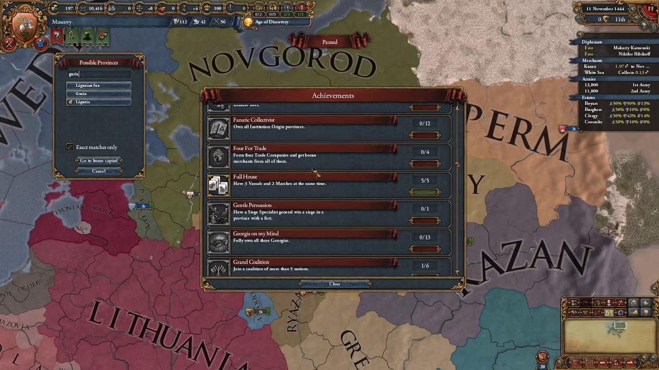 Play this f*n game! EU4 Muscovy Hard 1 - YouTube