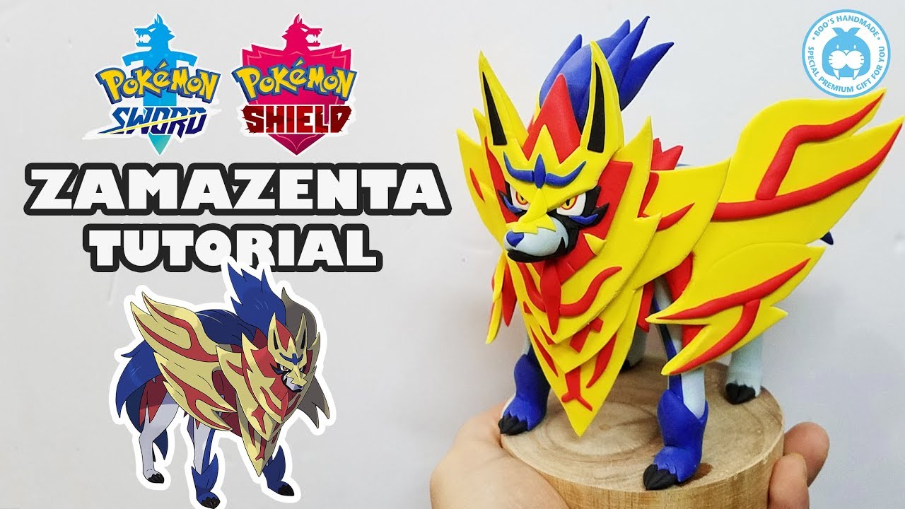 EP30: Making ZAMAZENTA (Pokémon Sword and Shield Edition) from clay ...