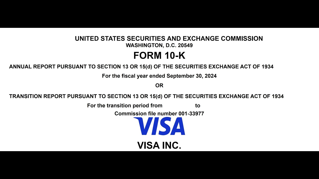 VISA INC. - Ticker Symbol V - Deep Dive 2024 - YouTube
