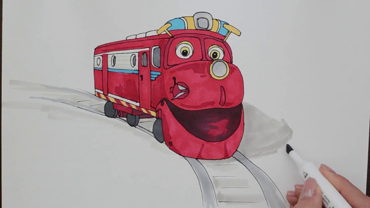Draw CHUGGINGTON. Step-by-step drawing for children. - YouTube