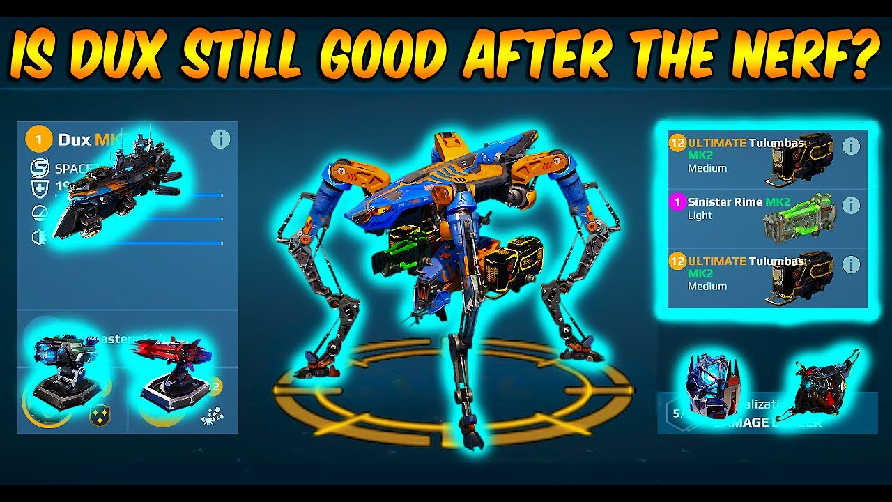 War Robots : Is Dux still Good After nerf? #warrobots - YouTube